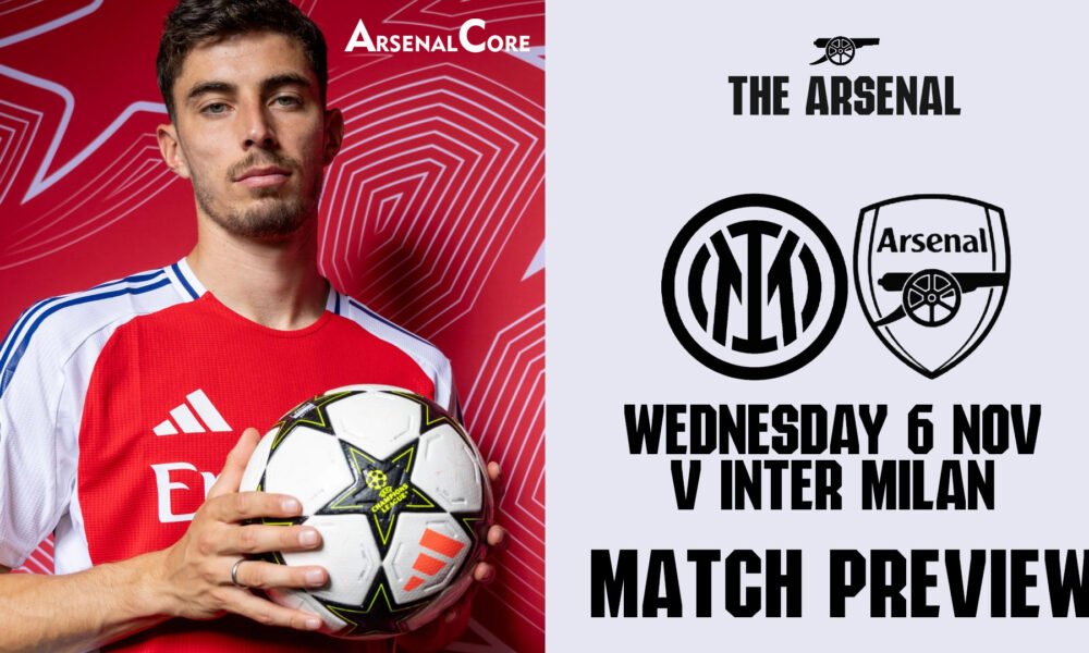 Arsenal predicted lineup vs Inter Milan
